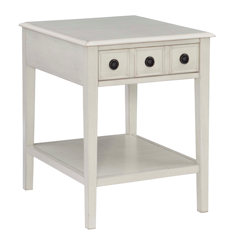 Linon Sadie Wood Side Accent Table in Cream - Walmart.com