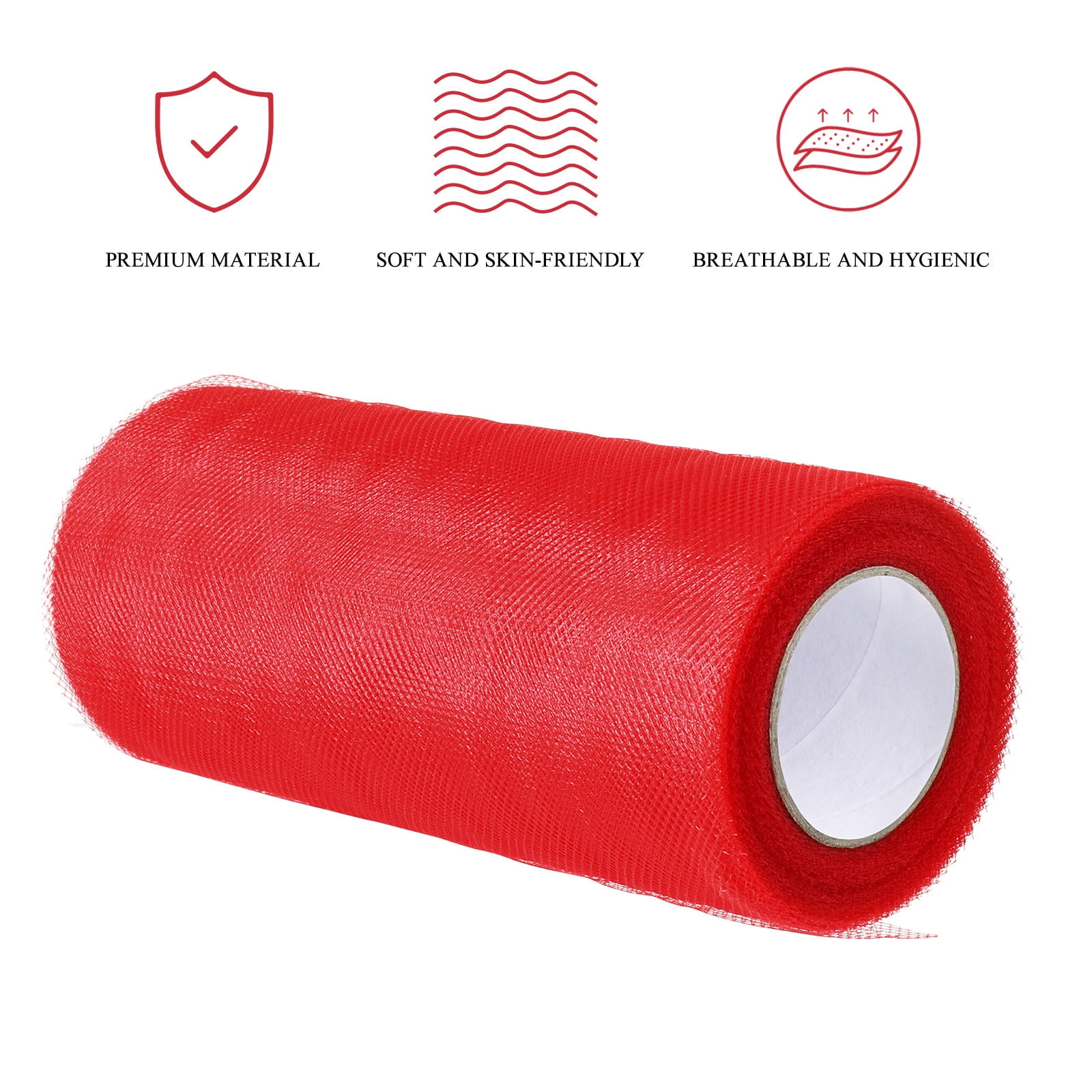 Click here for Minkissy 1pcs Red Tulle Roll 25 Yards X 6 Inches F... prices