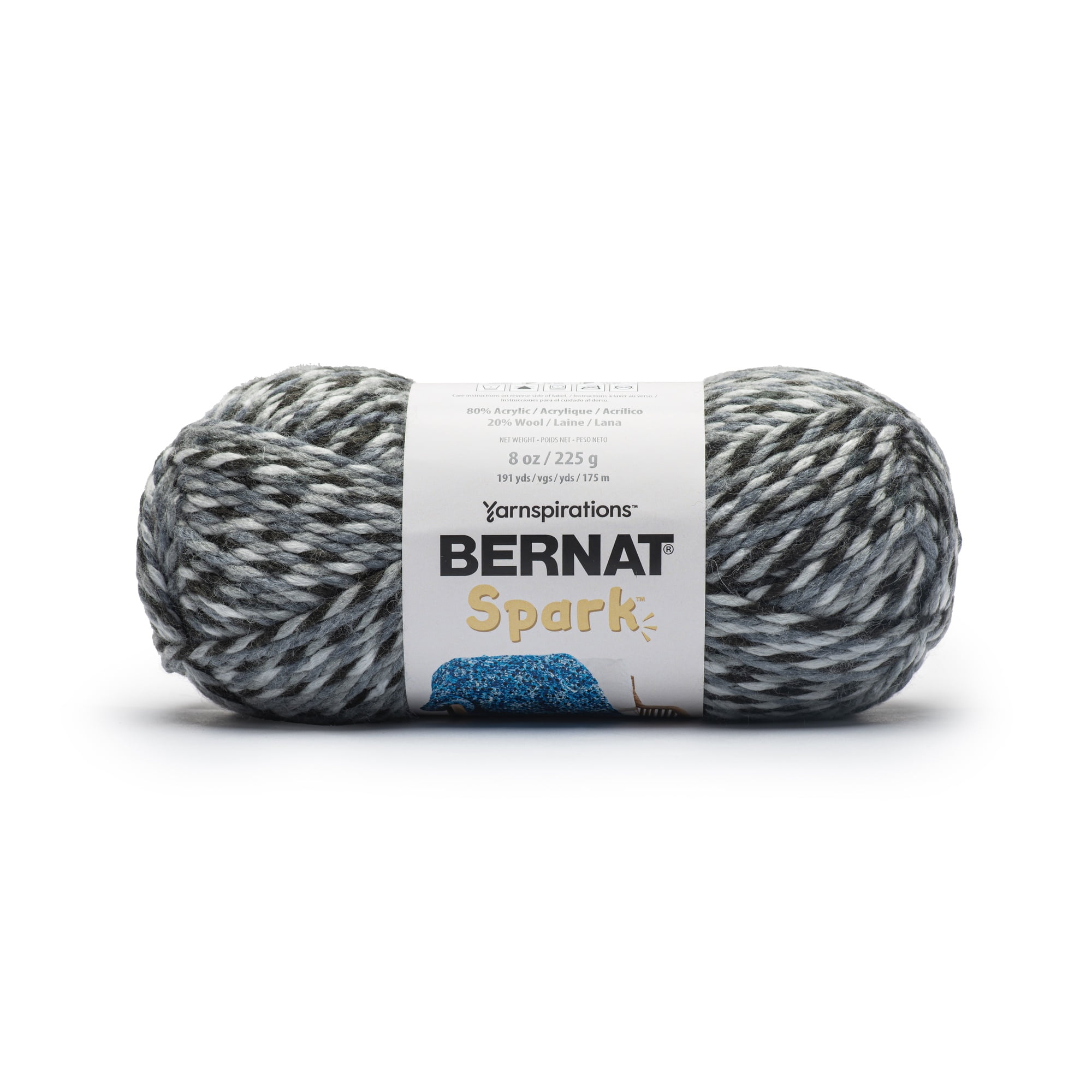 Click here for Bernat Spark #5 Bulky Blend Yarn  Quarry 8oz/225g... prices