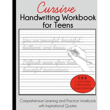 Trace & Learn - Cursive Writing: Practice Worksheets, (Paperback ...