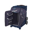 Zuca 18" Sport Bag - Let's Ride with 2 Small Utility Pouch (Navy Frame ...