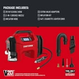 CRAFTSMAN Craftsman Cordless Inflator 20-volt Li-ion Air Inflator ...