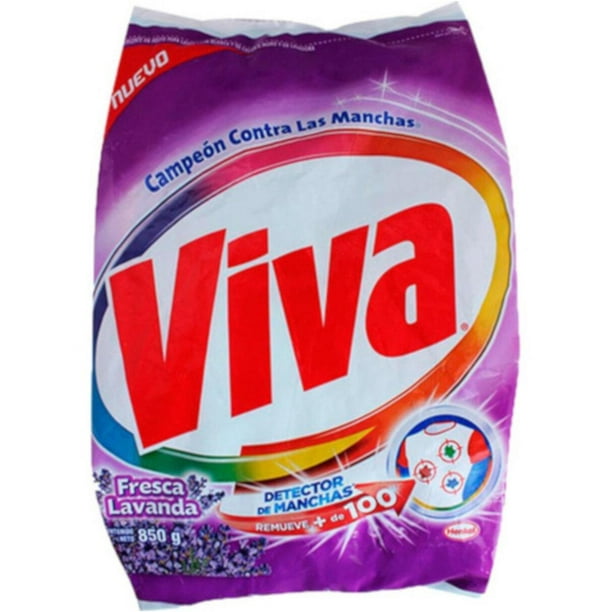 Pack de 24 Detergente en Polvo Viva Lavanda 850 gr Viva Lavanda ...