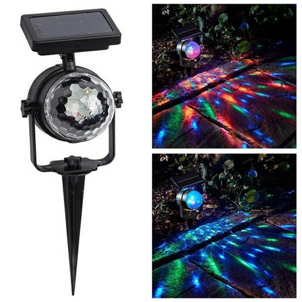 Solar Projector Light Rotating Colorful Decoration Light for Outdoor ...
