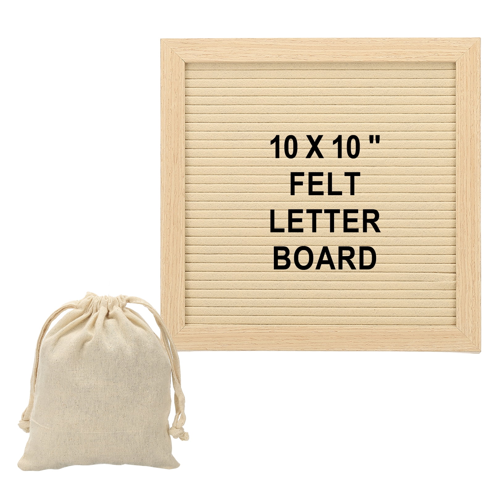Click here for Uxcell Felt Letter Board  10x10 Khaki Wood Message... prices