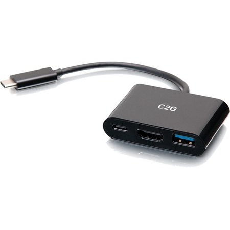 C2G USB C Mini Dock with HDMI, USB and USB C - Power Delivery up to 60W ...