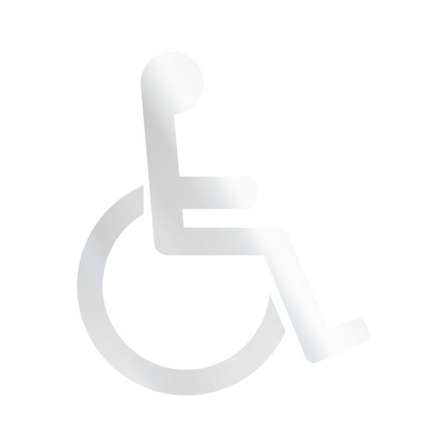 Handicap Sticker Decal Die Cut - Self Adhesive Vinyl - Weatherproof ...