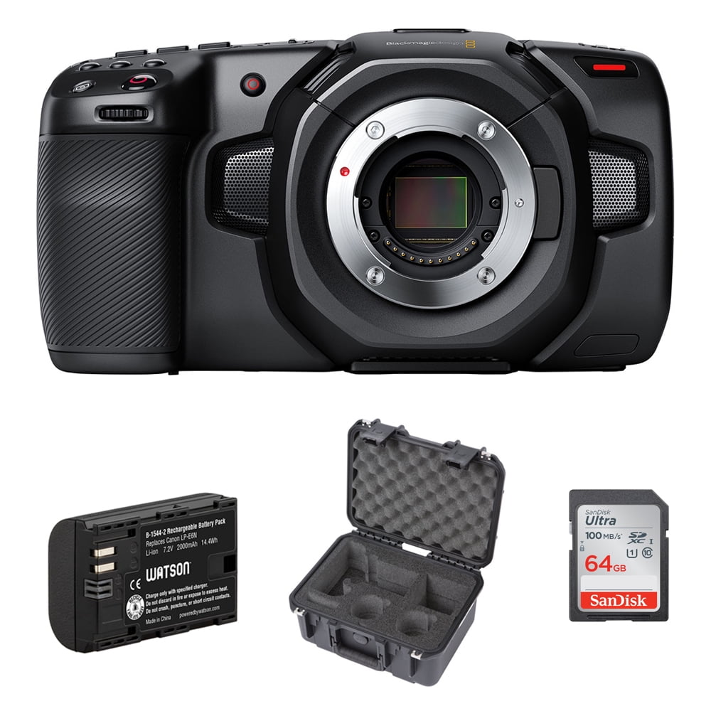 Blackmagic Design Pocket Cinema Camera 4K Bundle with SKB iSeries ...