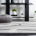 SAFAVIEH Odyssey Dymphna Modern Area Rug, Grey/Ivory, 6'7" x 6'7 ...