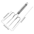 YAZHPA Barbecue forks Barbecue Chicken Fork Stainless Steel Large Multi ...
