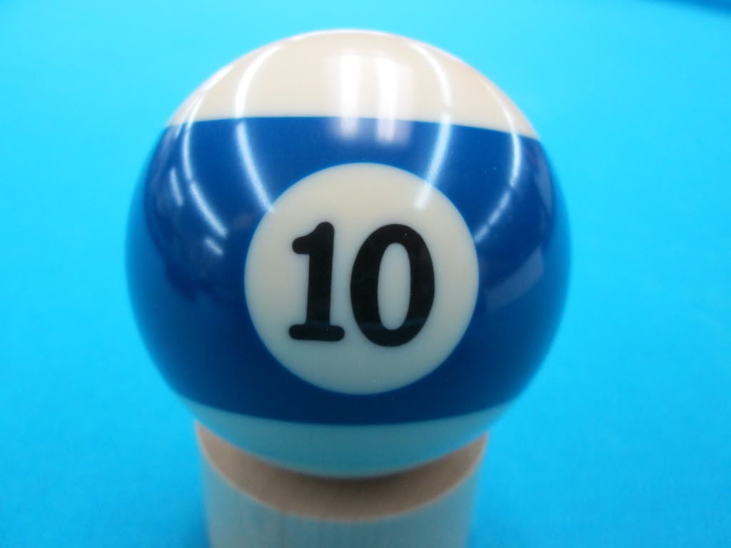 Single #10 Billiard Pool Ball Replacement 2.25 inch Regular Size ...