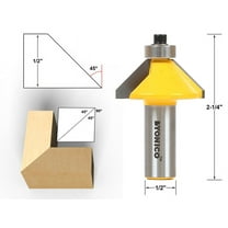 Yonico 1" Window Sill Router Bit - 1/2" Shank - 18141 - Walmart.com
