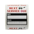 150PCS Oil Change Service Reminder Stickers Clear Windo Lite Sticker ...