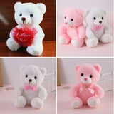 Pink LED Teddy Bear Stuffed Animal Plush Toy, Glow in The Night ...