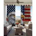 American Flag Blackout Curtains, Light Blocking Print Window Curtains ...