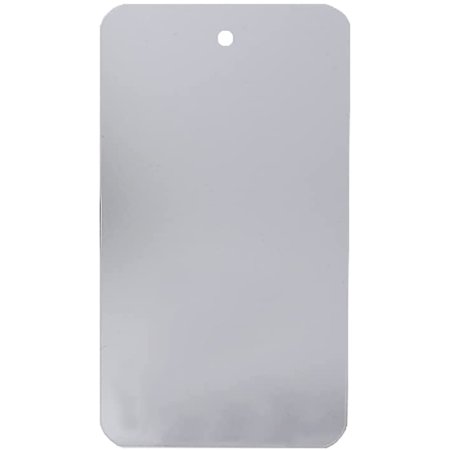 200 Pieces 7cm x 4cm Rectangle Blank Plastic Tags Blank Merchandise Tag ...