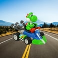 Mario Racing Kart Toy Yoshi Racing Kart Mario Cake Toppers Princess ...