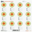 EZ Aim Paper Shooting Targets - 8 Bullseye - 26-Pack - Walmart.com
