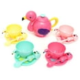 Zoo Troop: Flamingo Tea Set - 13 Pieces - Animal Tea Party Set ...