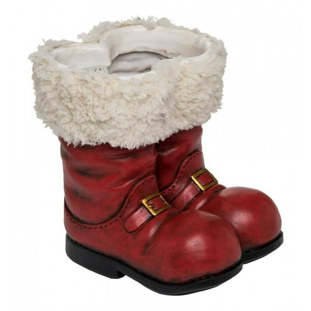 SANTA BOOTS PLANTER - Walmart.com