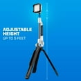 HART 20-Volt Hybrid LED Tripod Light, 2,700 Lumens (Battery Not ...