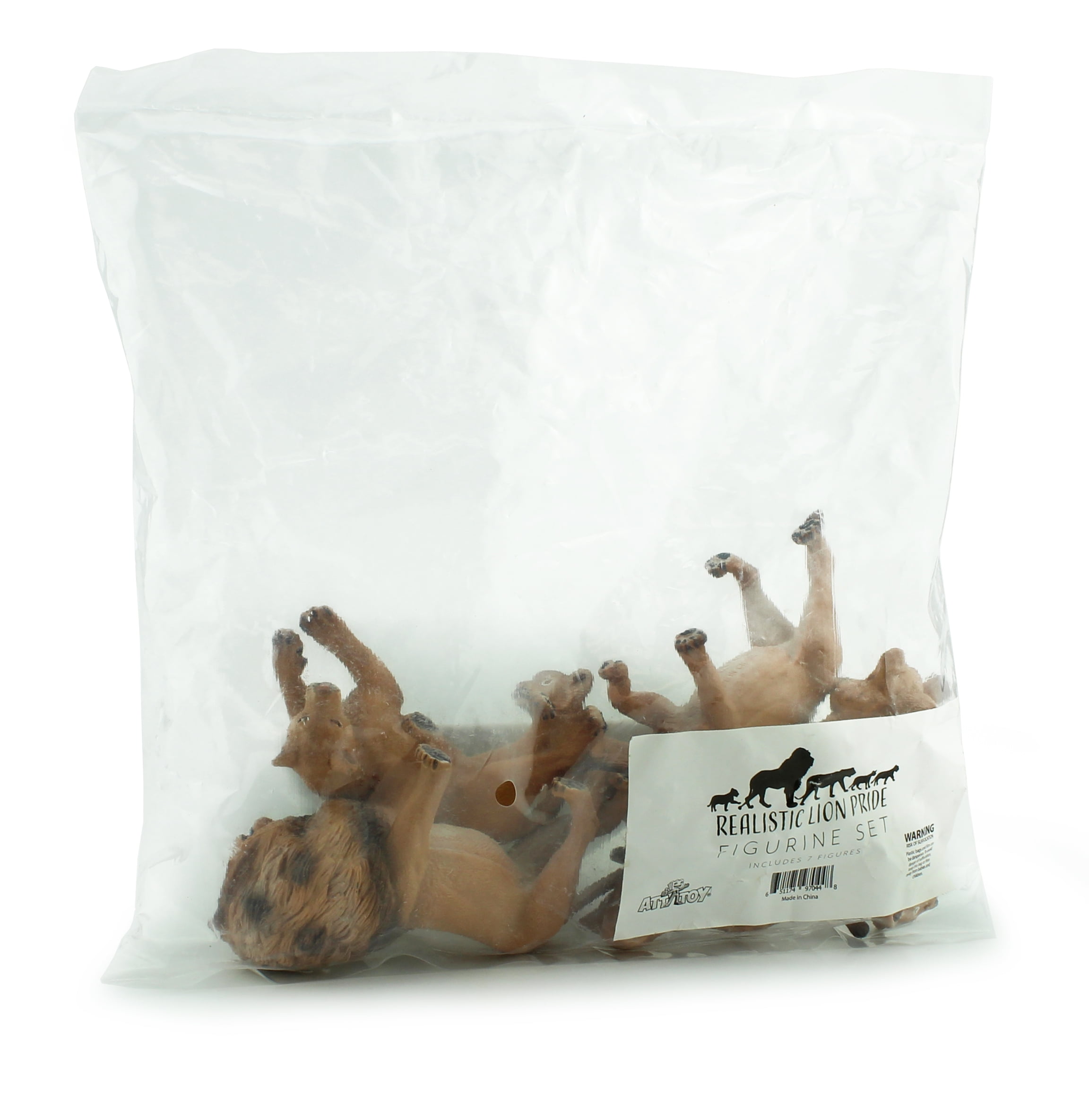 Buy Attatoy Lion Figure Family (7-Piece Set), Pride of Lions Action Toy ...