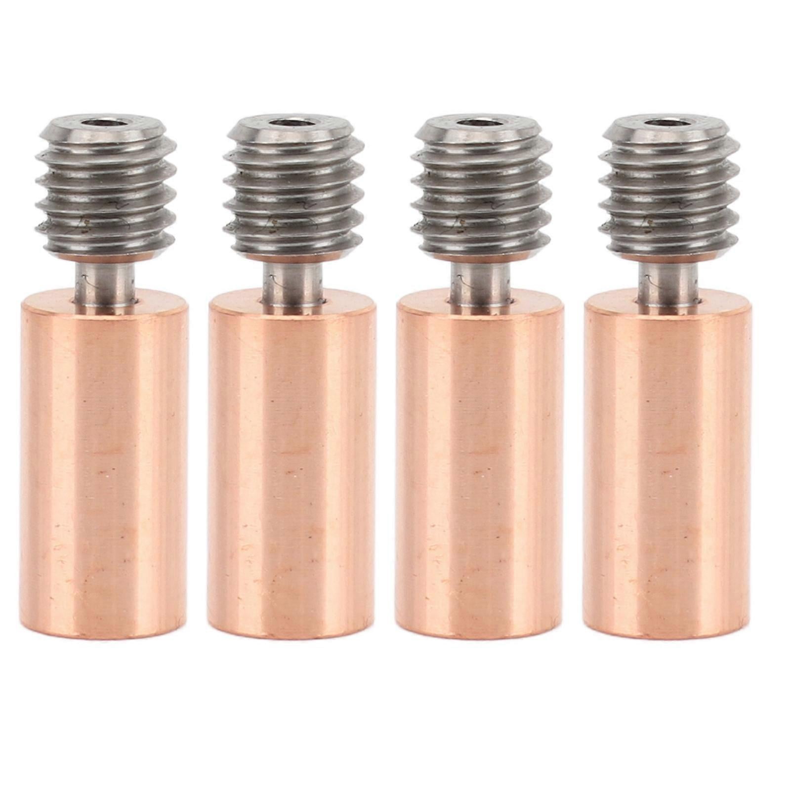 4pcs 3D Printer All Metal Heatbreak Professional Copper Alloy Extruder ...