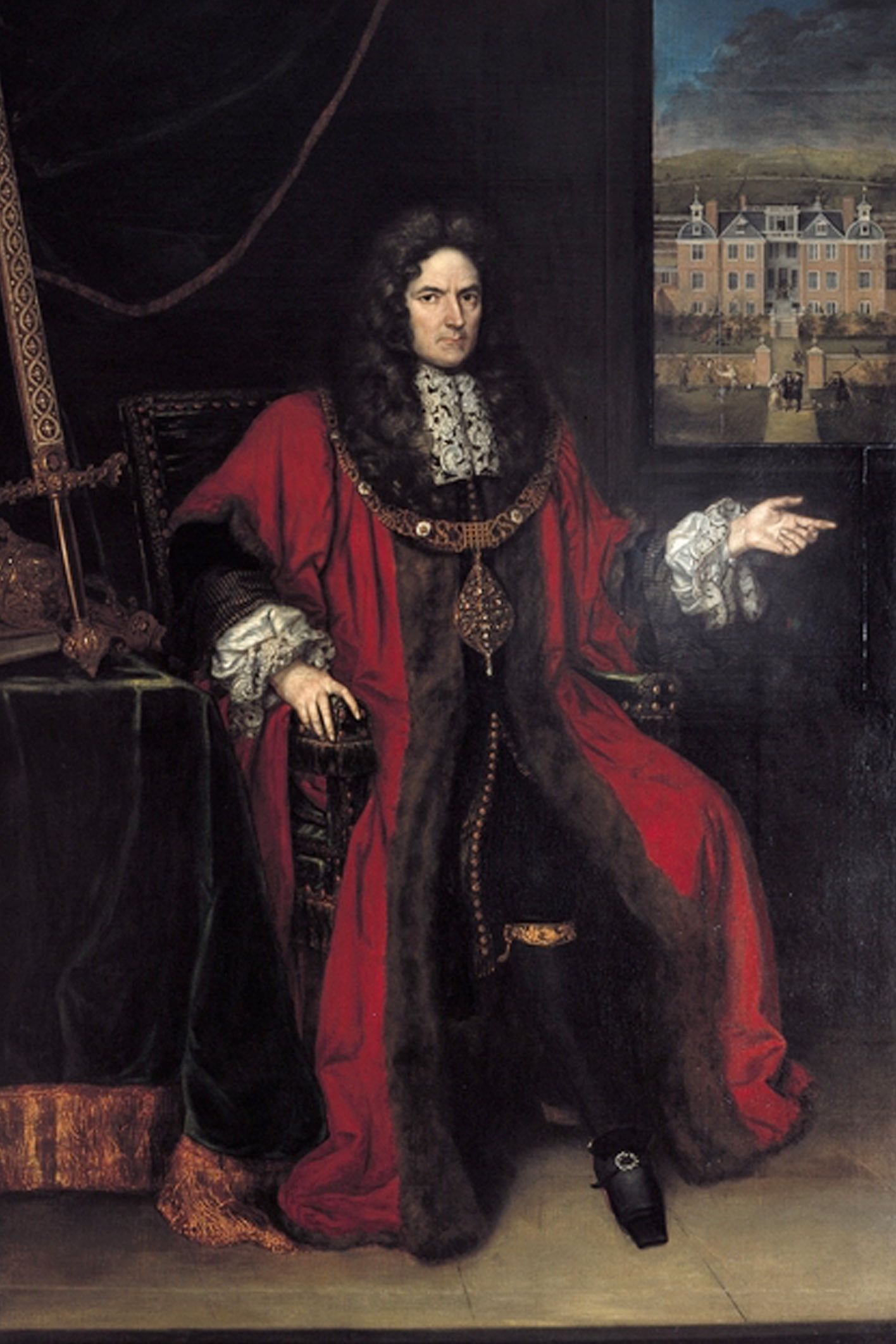 24x36 gallery poster, Portrait of Sir Robert Clayton by Laureys a ...