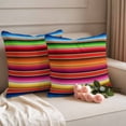 Abstract Outdoor Waterproof Throw Pillow Covers Set of 2, 26"x26 ...
