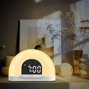 Lumie Bodyclock Glow 150 LED Wake-up Light Sunrise Alarm Clock, Sunset ...