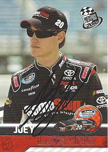 AUTOGRAPHED Joey Logano 2010 Press Pass Racing (#20 Gamestop Team ...