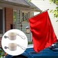 hejhncii 2Pcs Weatherproofed Flag Clips with Smooth Rotation Prevents ...