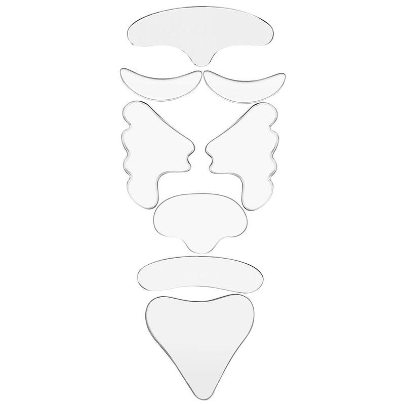 8Pcs Silicone Anti Forehead Sticker Face/Neck/Eye Sticker O6L1 Paste ...