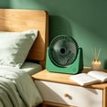 Adjustable Angle Desk Fan, 3 Speed Adjustable Powerful Airflow Lasting ...