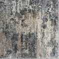 Luxe Weavers Modern Abstract Gray 4x5 Area Rug, Living Room Carpet ...
