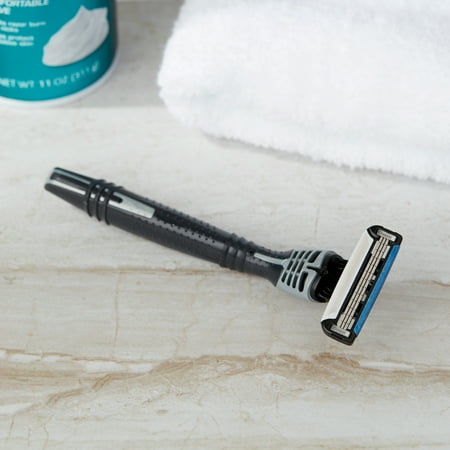 Equate - Equate Triple Blade Disposable Razors for Men, 3 count ...