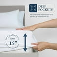 FUGee-Fitted Sheets Twin Size, 100% Organic Cotton 2-Piece Set (1 ...