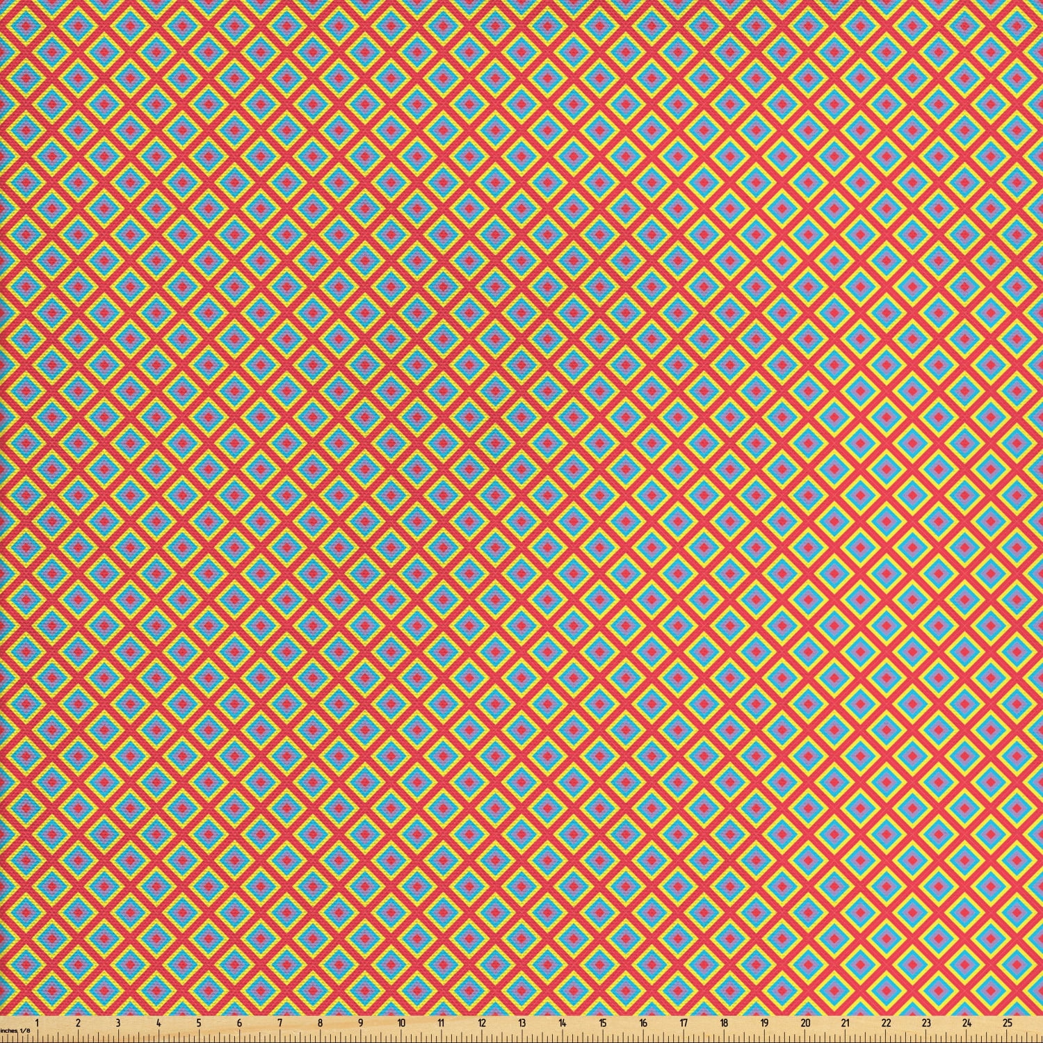 Abstract Geometry Fabric by the Yard Upholstery, Illustration of ...