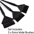 3 Extra Wide Hair Dye Brushes - Color Applicator Set - Dye Applicator ...