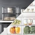 Bino Stackable Storage Drawers Small Clear The Crate Collection