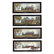 Billy Jacobs Four Seasons Collection V 4Piece Vignette Wood Multi-Color ...