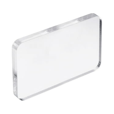 Uxcell Acrylic Stamp Block, 2 Pack Clear Stamping Block Mounting Block ...