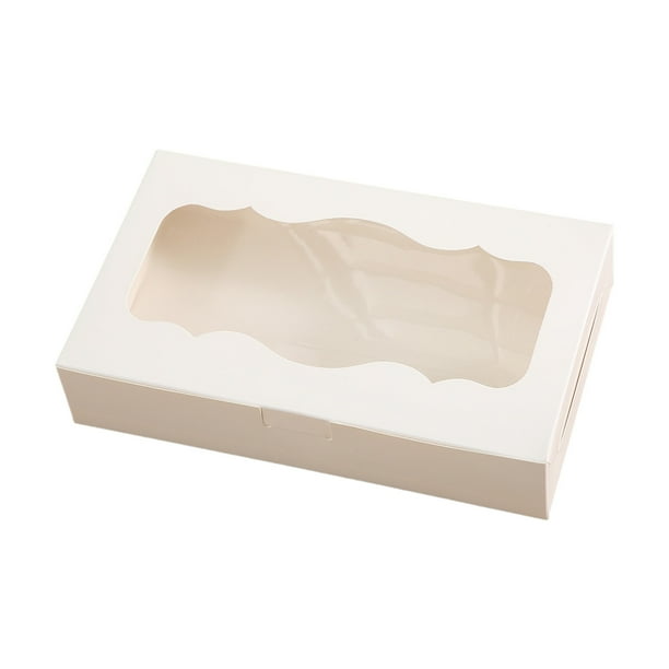 tredstone 50x Non-Toxic Cake Boxes With Display Window Tear-Resistant ...