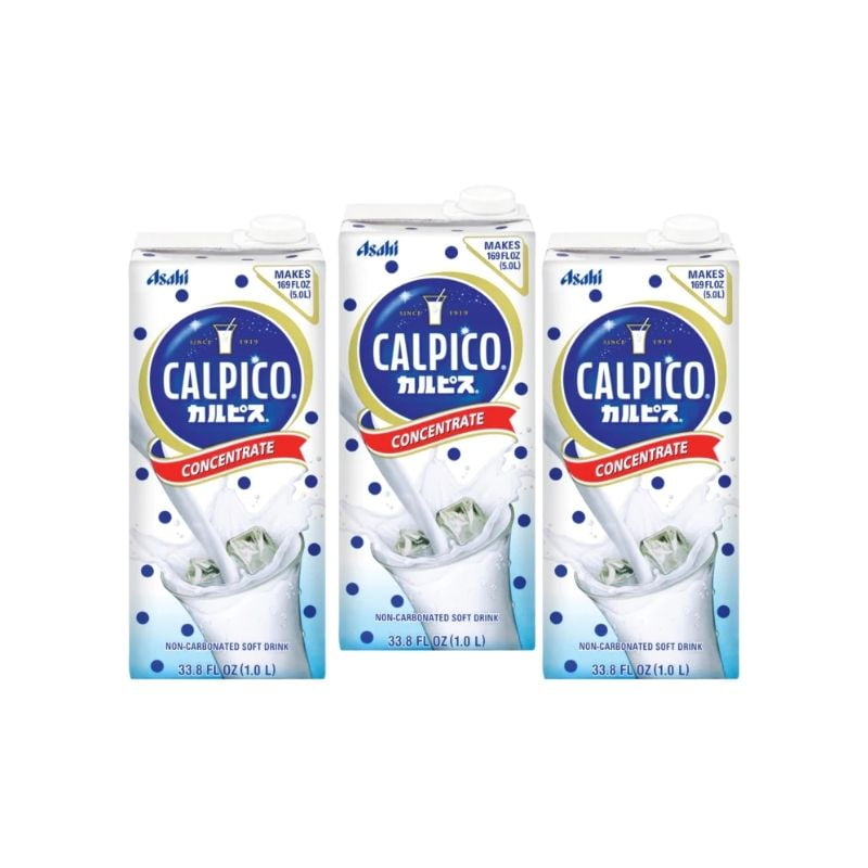 Calpis Concentrado CALPICO caja con 3 piezas de 1 l c/u | Bodega Aurrera en línea