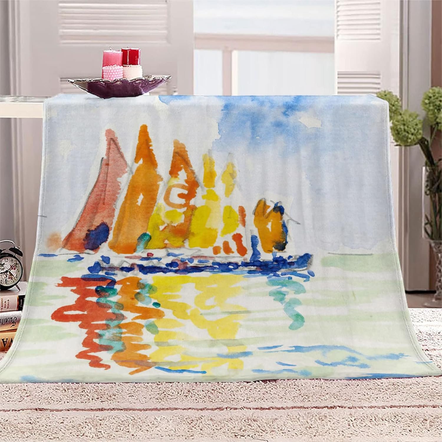 Click here for Yingd Flannel Fleece Throw Blanket  Plush Warm For... prices