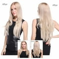 Benehair Clip In Hair Extensions One Piece 100% Remy Real Human Hair ...