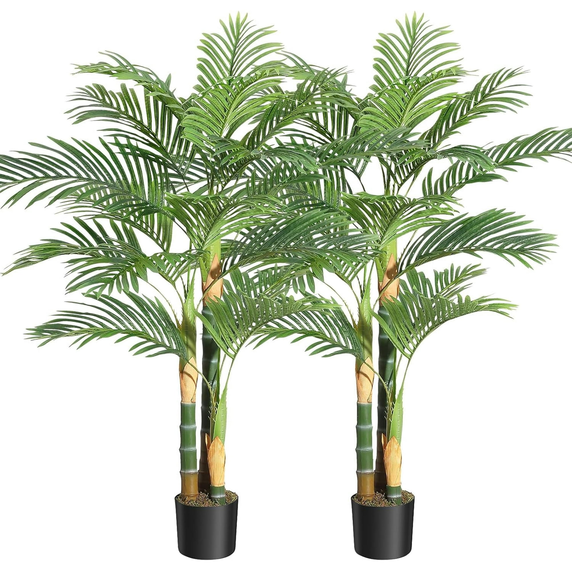 Click here for Sakiyr 5ft Artificial Golden Cane Palm Tree  Pre P... prices