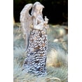Alpine Angel Holding Bird Pebbled Garden Statue, 18 Inch Tall - Walmart.com