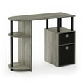 Furinno JAYA Simplistic Study Desk, Easy Assemble, Sturdy with Storage ...