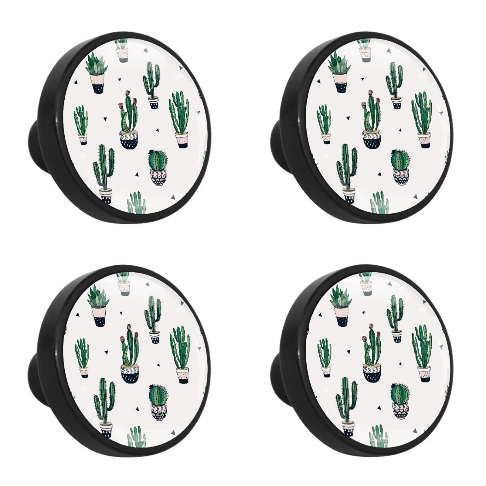4 Pcs Cactus Knobs for Kitchen Cabinet Cupboard Dresser Bookcase Drawer ...